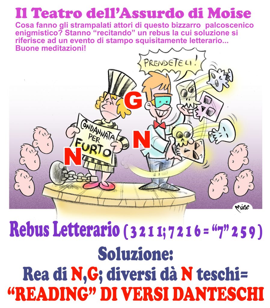 Rebus – Reading di versi danteschi SOL – Il Foglio Letterario Edizioni